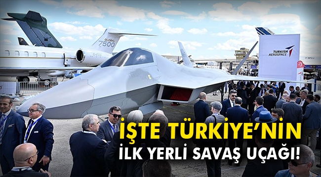İşte Türkiye'nin ilk yerli savaş uçağı! - Gündem - Öncü Şehir Gazetesi İşte Türkiye'nin ilk yerli savaş uçağı! - Gündem - Öncü Şehir Gazetesi
