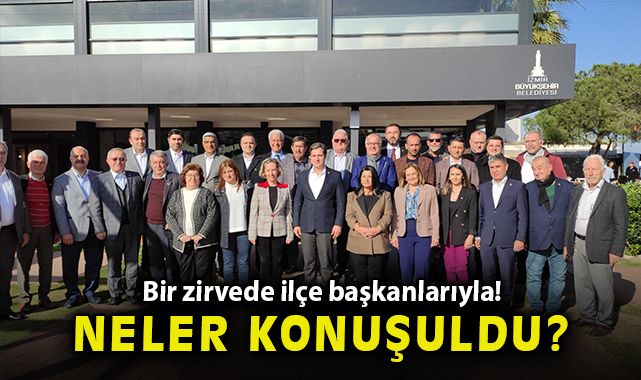 Bir zirvede ilçe başkanlarıyla! Neler konuşuldu? - Siyaset - Öncü Şehir ... Bir zirvede ilçe başkanlarıyla! Neler konuşuldu? - Siyaset - Öncü Şehir ...