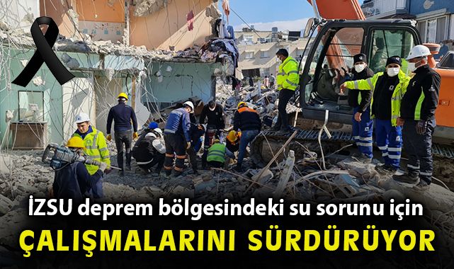 İZSU ekipleri, deprem bölgesindeki su sorunu için çalışmalarını ... İZSU ekipleri, deprem bölgesindeki su sorunu için çalışmalarını ...