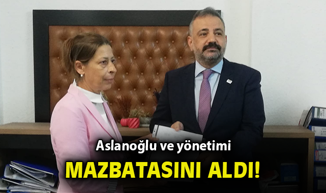 Aslanoğlu ve yönetimi mazbatasını aldı - Siyaset - Öncü Şehir Gazetesi Aslanoğlu ve yönetimi mazbatasını aldı - Siyaset - Öncü Şehir Gazetesi